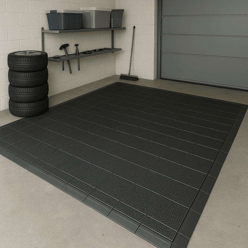 Dalle clipsable pour sol de garage | 200m² - Holly-Sport